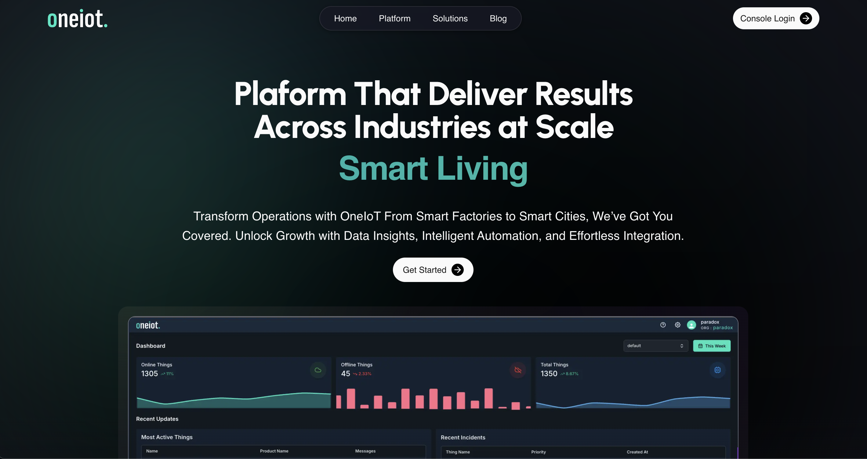 Choosing the Right IoT Platform – OneIoT